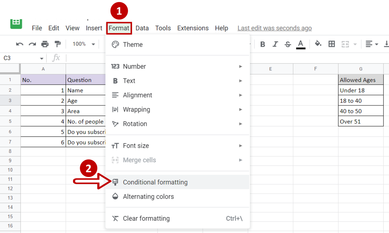 How To Color Code Drop Down List In Google Sheets | SpreadCheaters