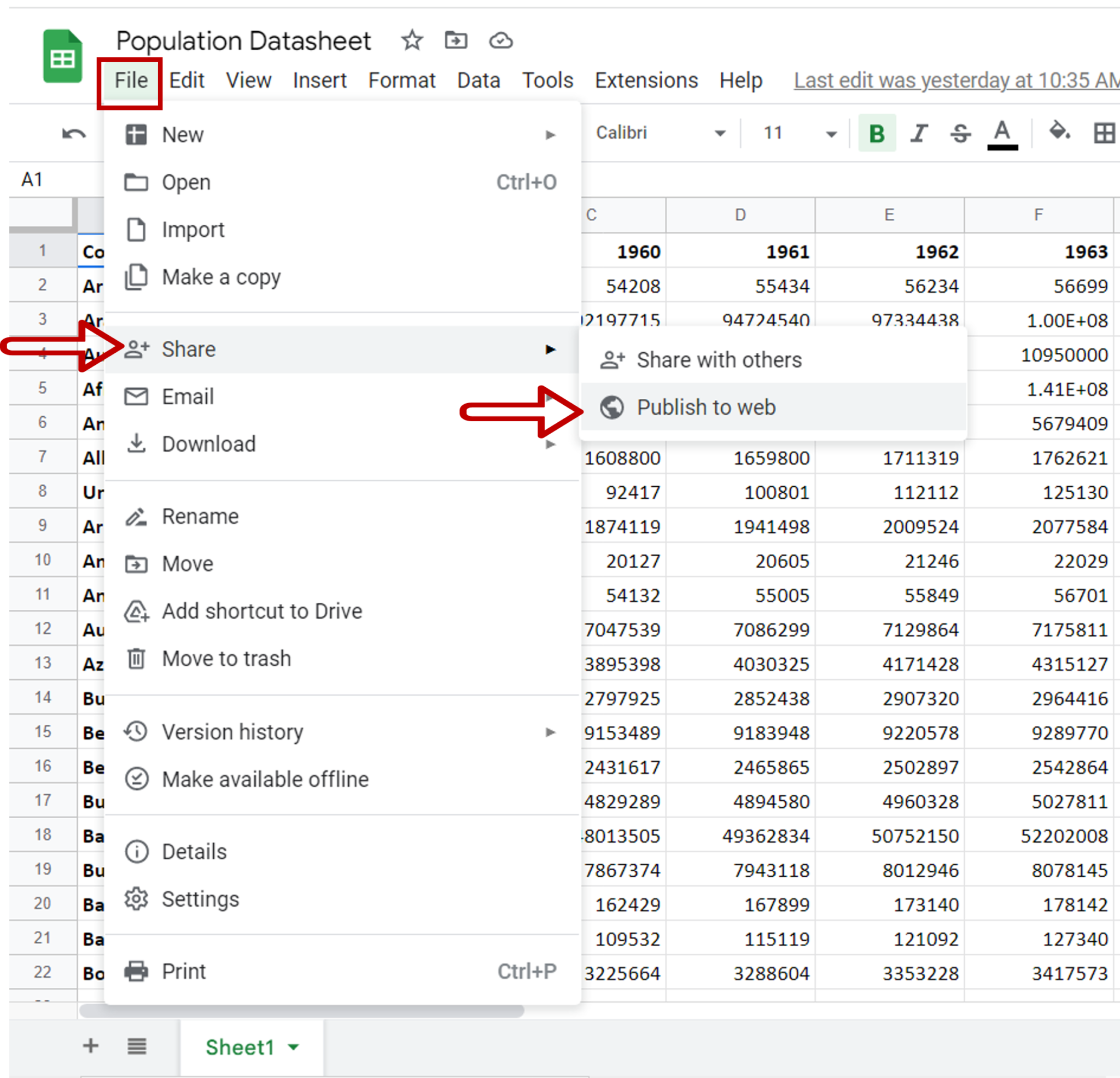 How To Make A Google Sheets File Public | SpreadCheaters