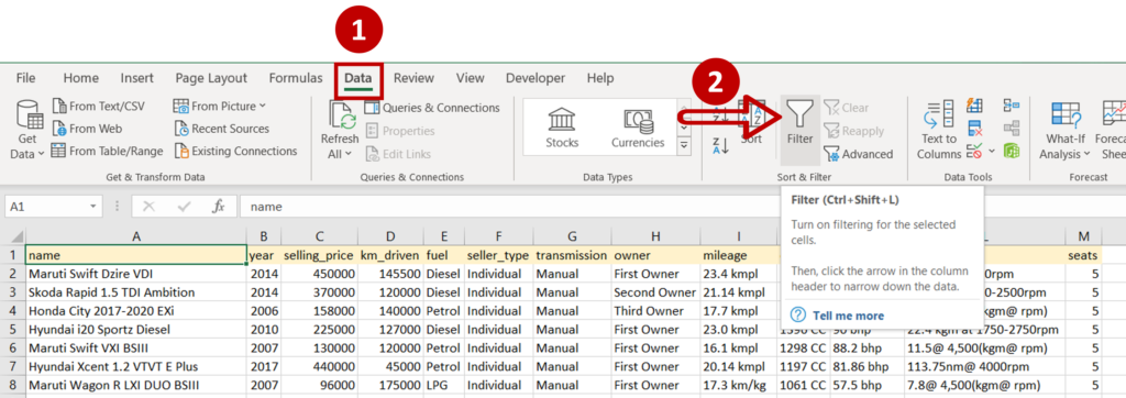 How To Separate Data In Excel Based On Criteria | SpreadCheaters