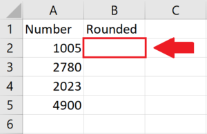 How To Round To Nearest 1000 In Microsoft Excel | SpreadCheaters