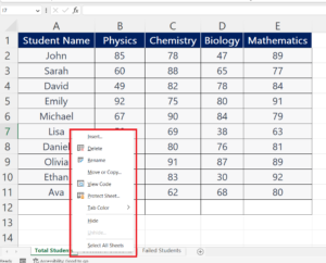How To Change The Color Of Sheet Tab In Excel | SpreadCheaters