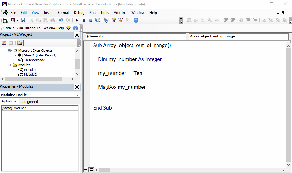 How To Fix Type Mismatch VBA Error In Excel SpreadCheaters How To Fix Type Mismatch VBA Error In Excel SpreadCheaters