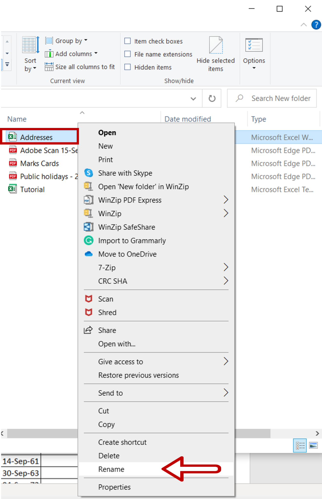 How To Rename An Excel File SpreadCheaters How To Rename An Excel File SpreadCheaters