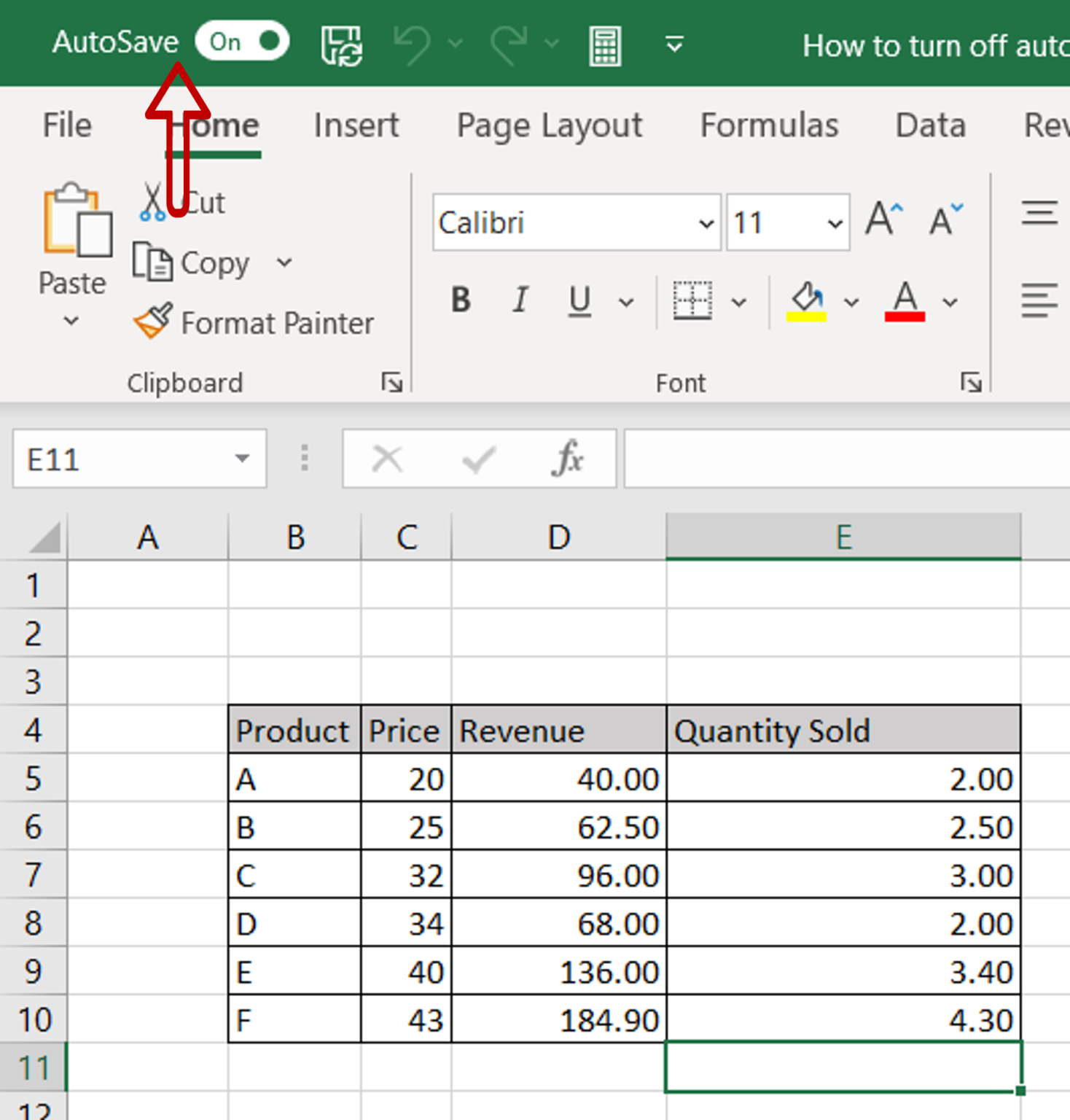 How To Turn Off AutoSave In Excel | SpreadCheaters