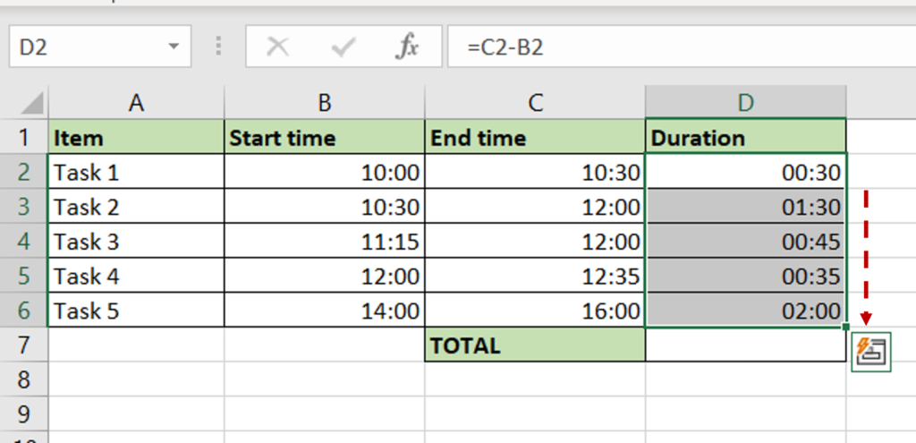 How To Add And Subtract Time In Excel | SpreadCheaters
