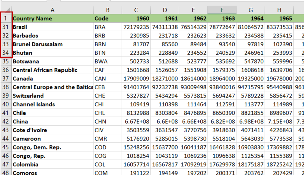 How To Anchor A Row In Excel | SpreadCheaters