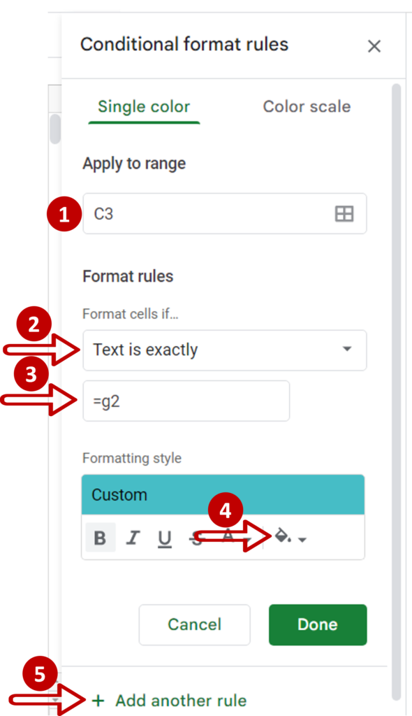 How To Color Code Drop Down List In Google Sheets | SpreadCheaters