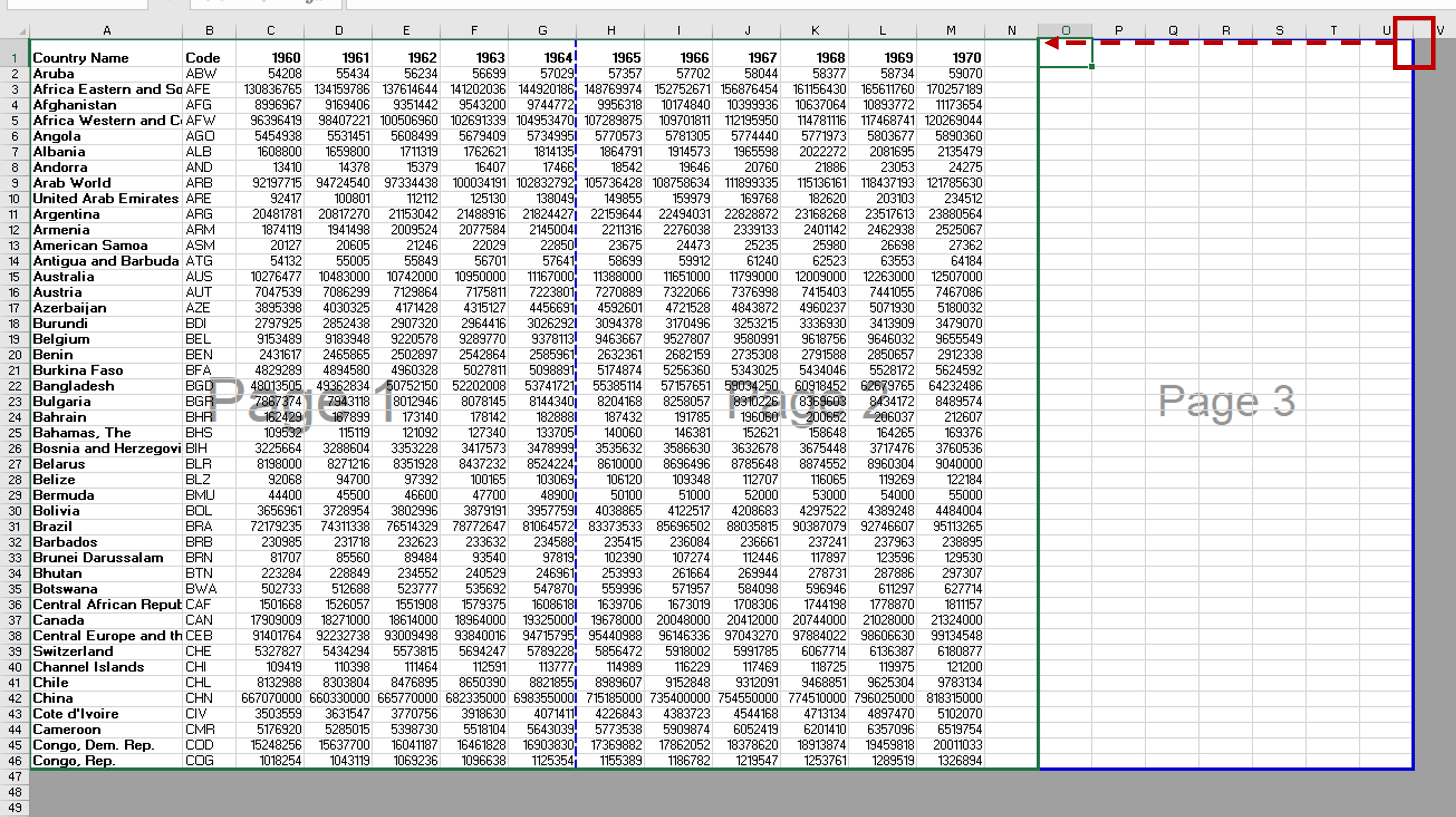How To Delete A Page In Excel | Spreadcheaters