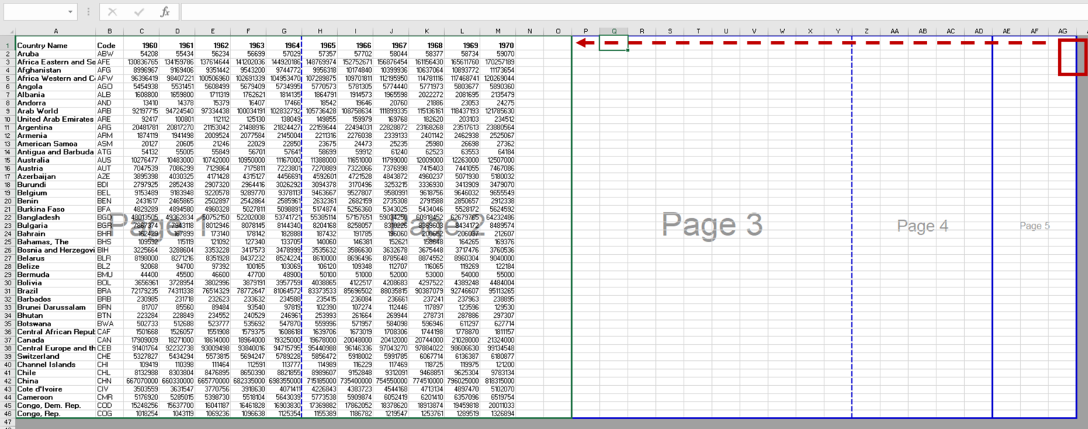 How To Delete Extra Pages In Excel | SpreadCheaters
