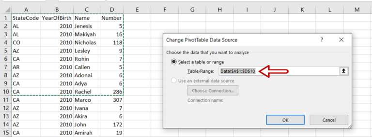 How To Expand Pivot Table Range In Excel | SpreadCheaters