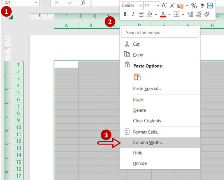 How To Make Excel Cells Square | SpreadCheaters
