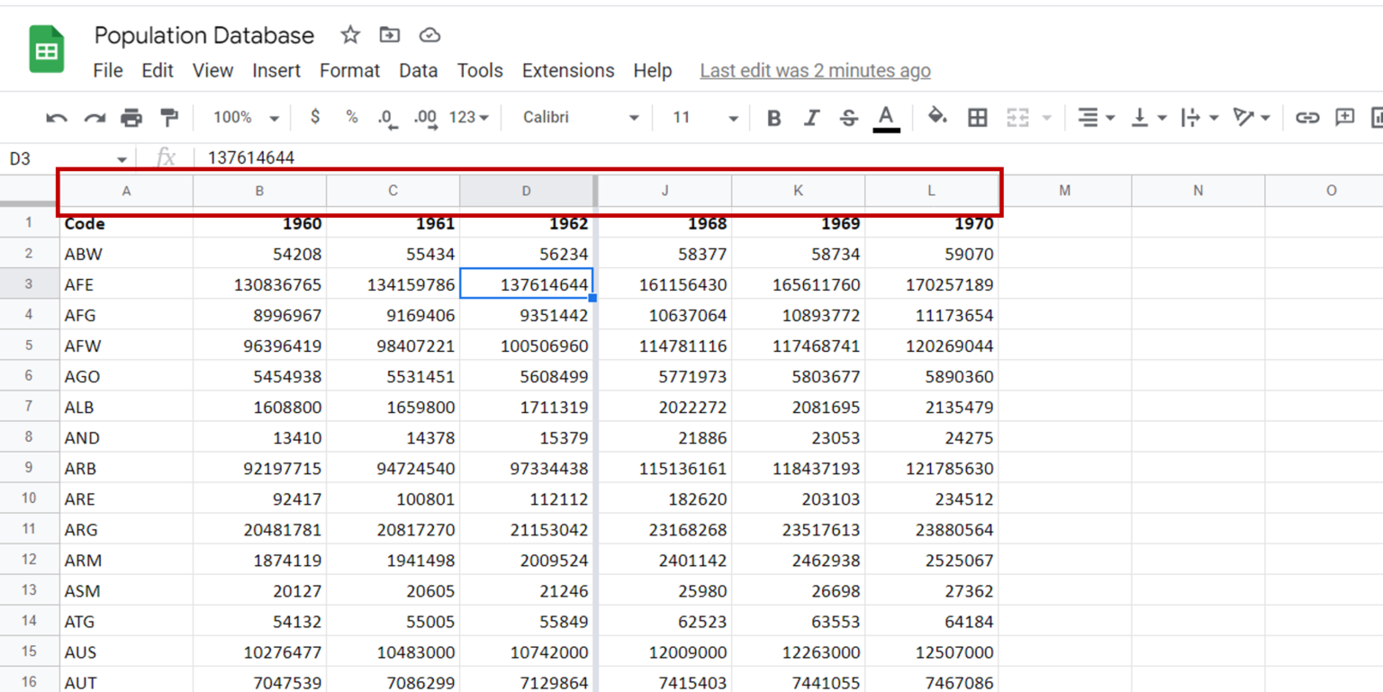How To Make A Column Stay In Google Sheets | SpreadCheaters