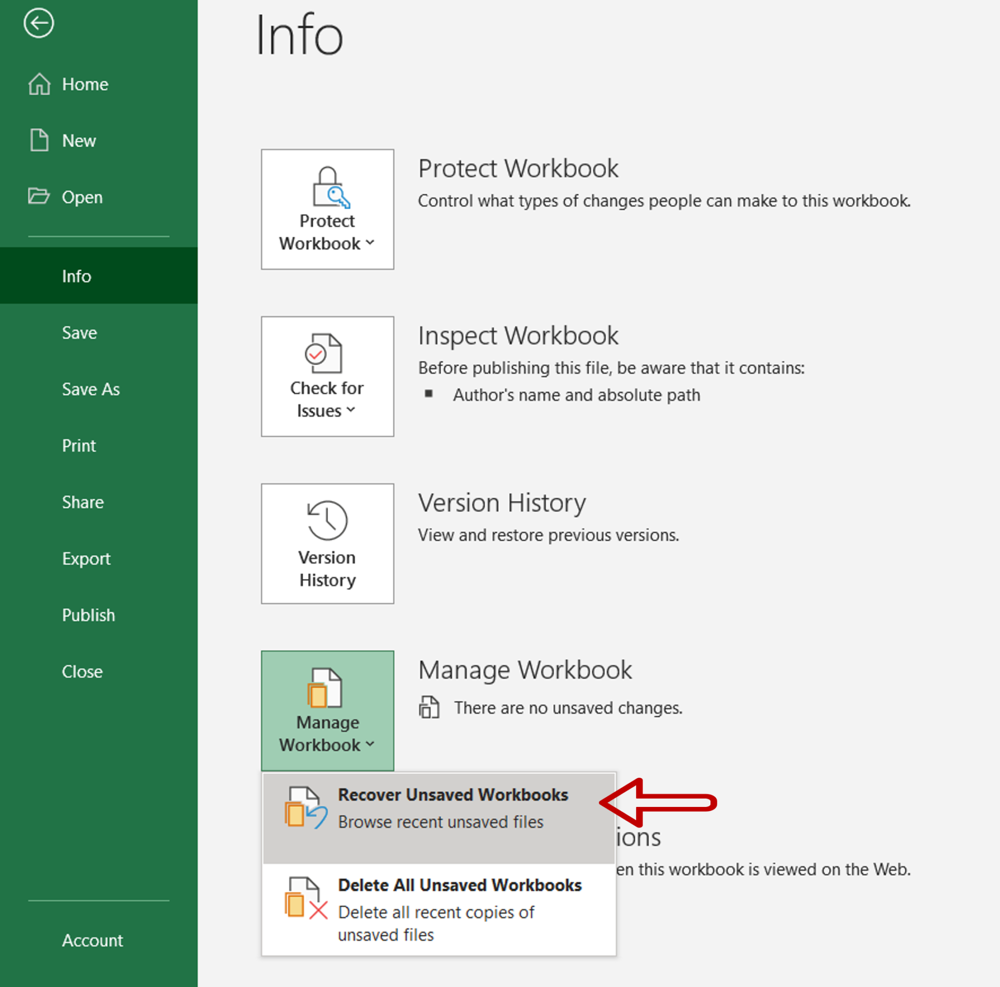 How to retrieve an unsaved Excel file - SpreadCheaters