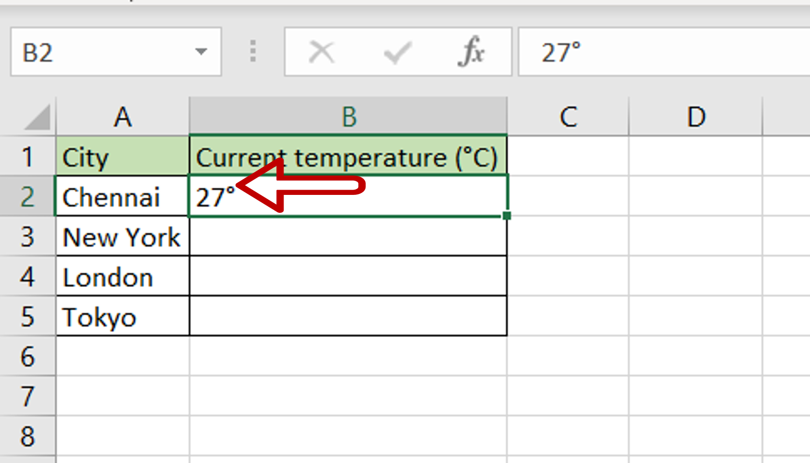 How To Type Degree Symbol In Excel | SpreadCheaters
