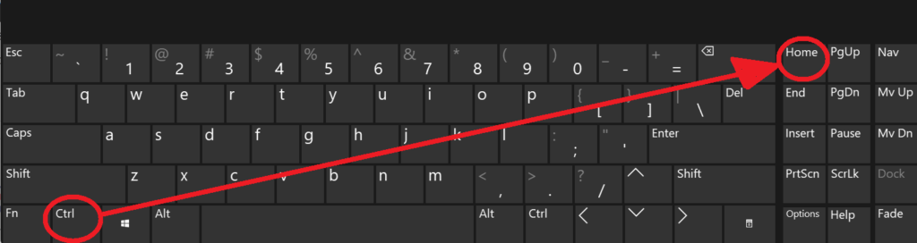 How To Use Ctrl+Home In Excel | SpreadCheaters