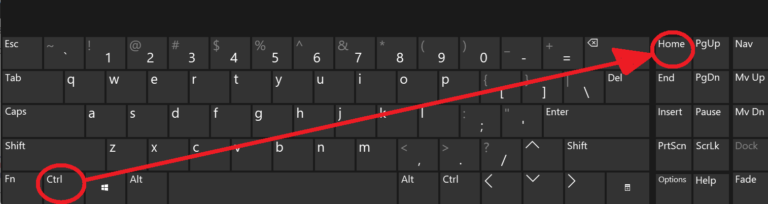 How To Use Ctrl+Home In Excel | SpreadCheaters