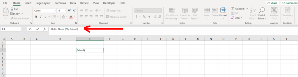 How To Add Parentheses In Excel | SpreadCheaters How To Add Parentheses In Excel | SpreadCheaters