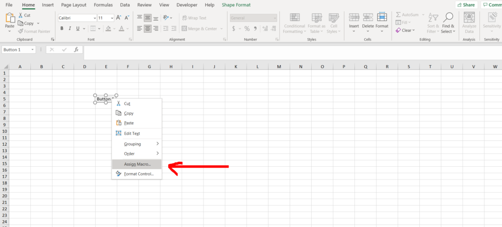 How To Assign A Macro To A Button In Excel Spreadcheaters
