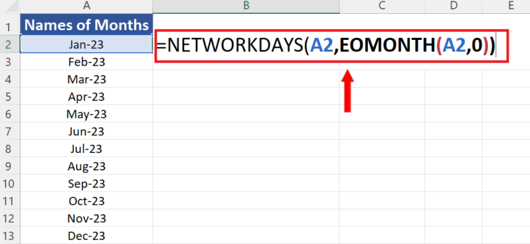 How To Calculate Average Weekdays Of A Month In Excel | SpreadCheaters