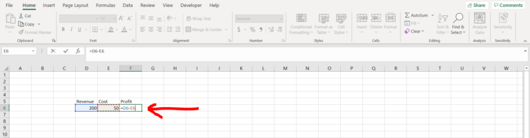 How To Calculate Profit In Excel | SpreadCheaters