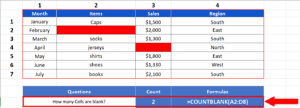 How to count cells in Excel - SpreadCheaters