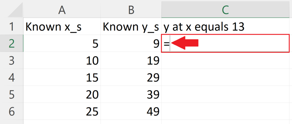 How To Perform Linear Interpolation In Microsoft Excel | SpreadCheaters