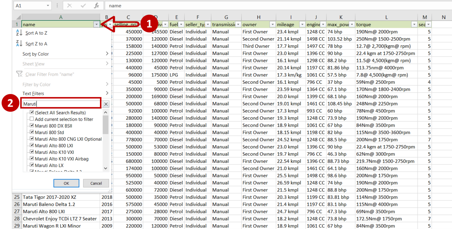 How To Add Multiple Filters In Excel | SpreadCheaters