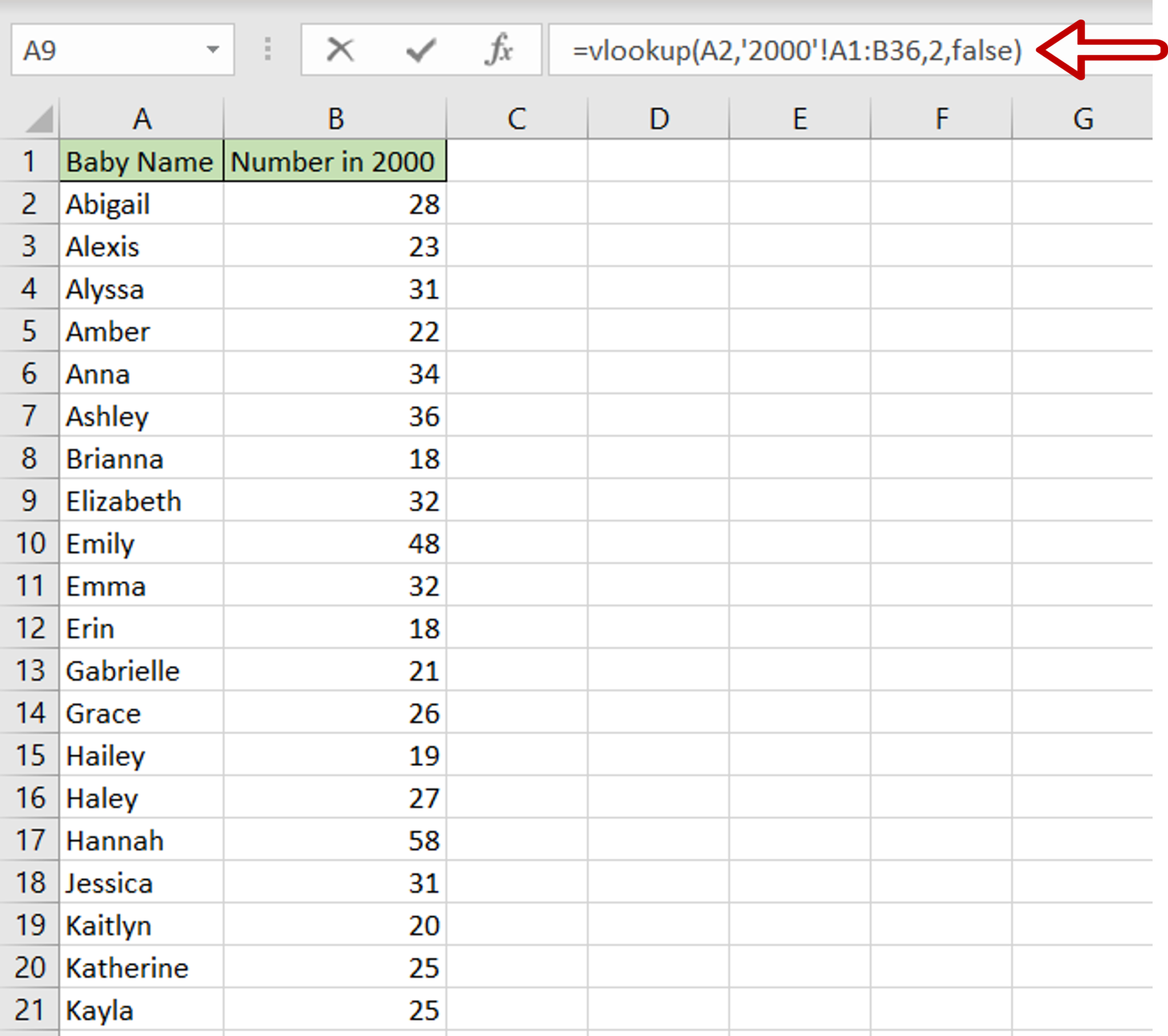 How To Create A Vlookup Formula In Excel Spreadcheaters