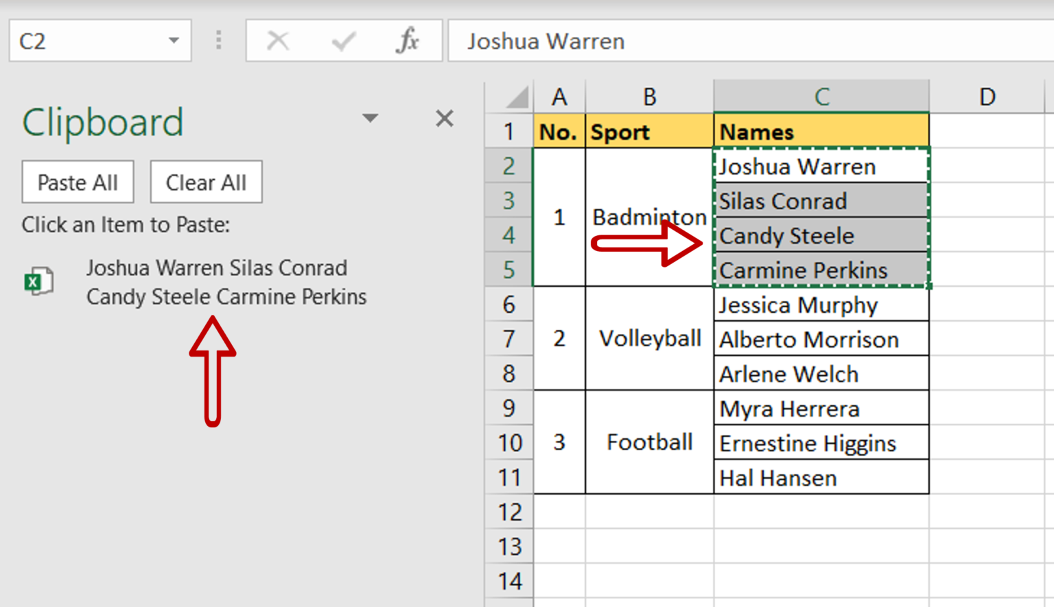 How To Paste Multiple Cells Into One In Excel Spreadcheaters