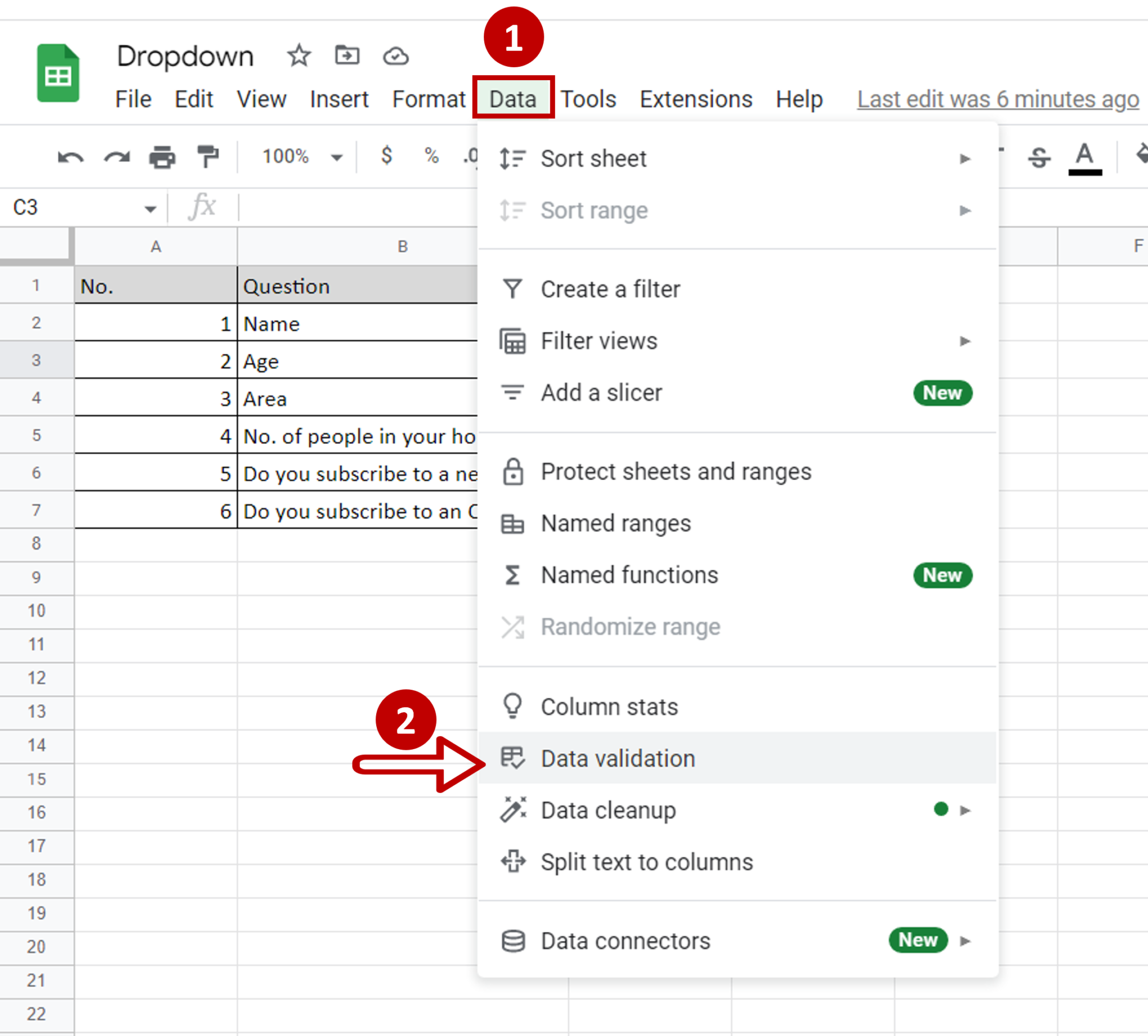 How To Remove Drop-down List In Google Sheets | SpreadCheaters
