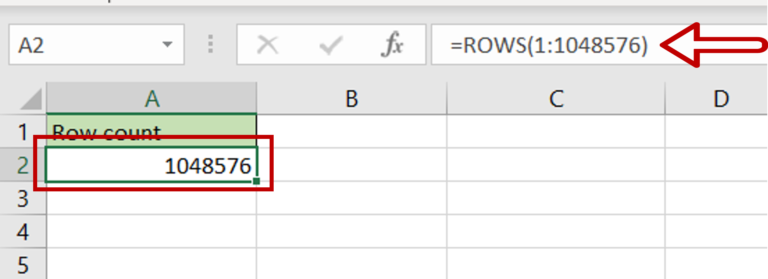 How Many Rows Are In Excel | SpreadCheaters
