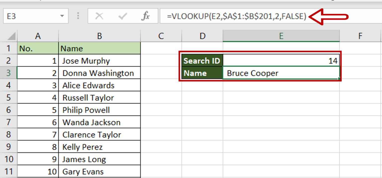 How To Create Lookup Table In Excel | SpreadCheaters