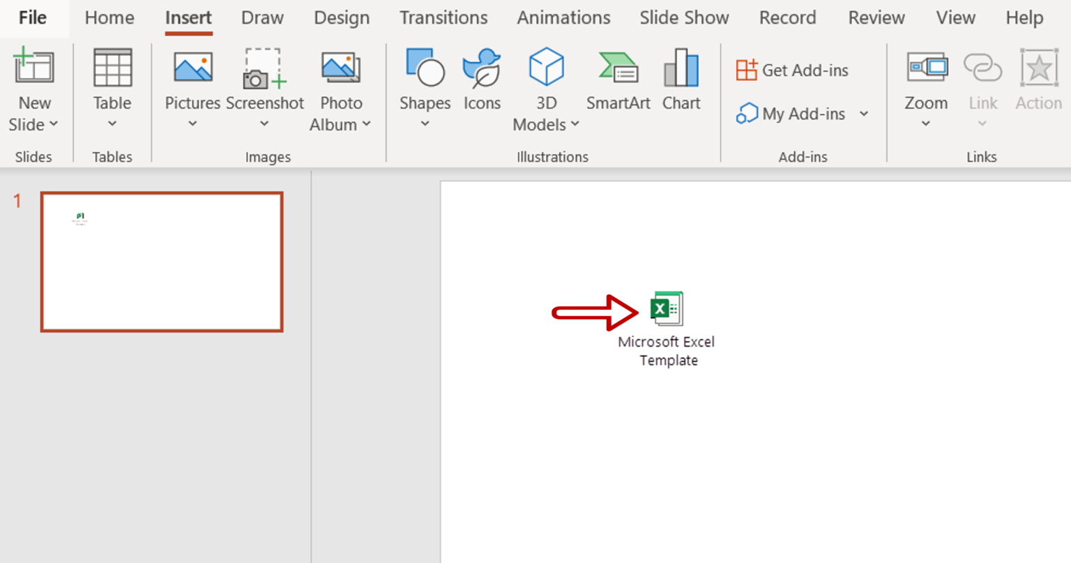 How To Embed Excel Into Ppt | SpreadCheaters