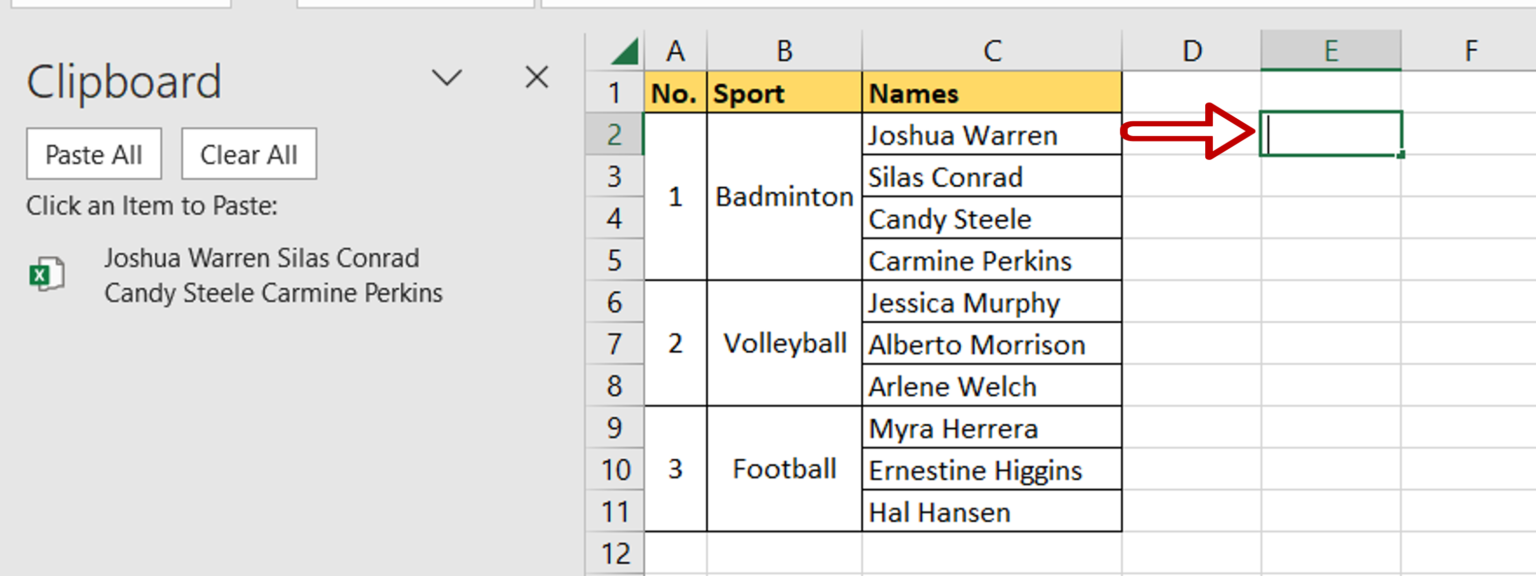 How To Paste Multiple Cells Into One In Excel | SpreadCheaters