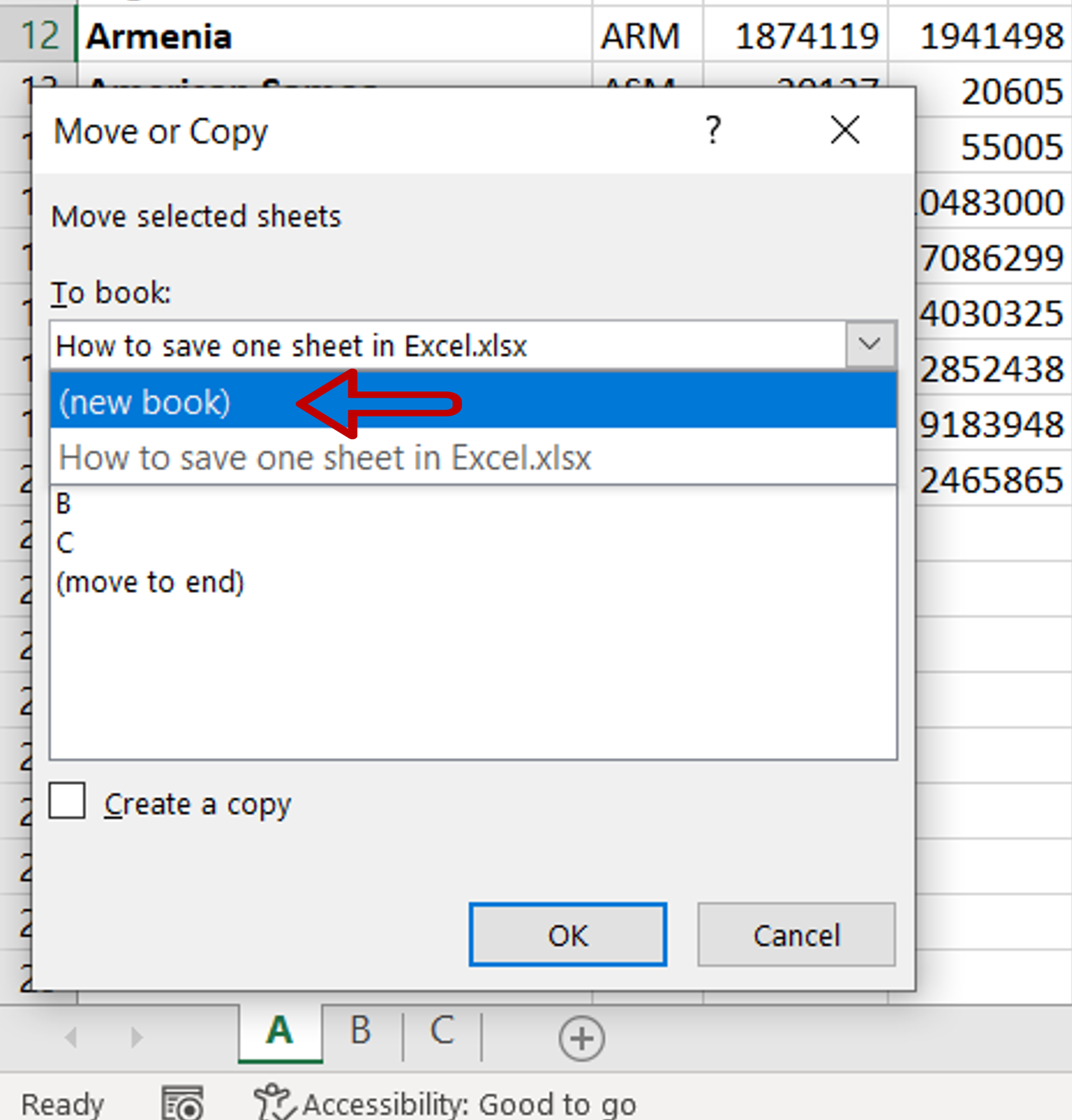 How To Save One Sheet In Excel | SpreadCheaters