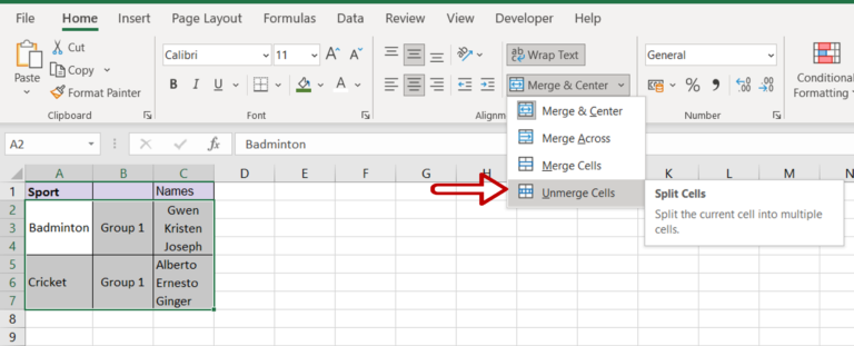 How To Split Rows In Excel | SpreadCheaters