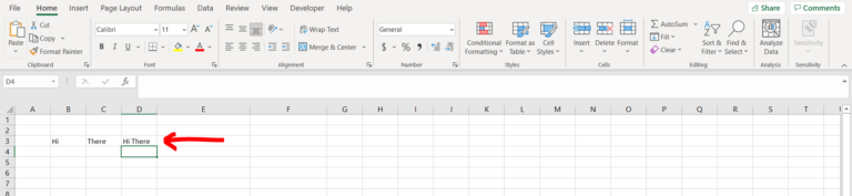 How To Concatenate With A Space | SpreadCheaters