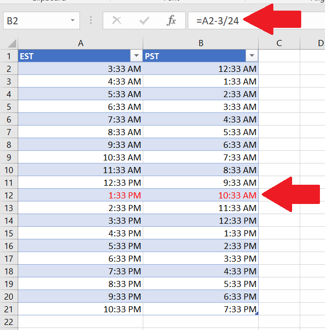 How To Convert EST To PST SpreadCheaters