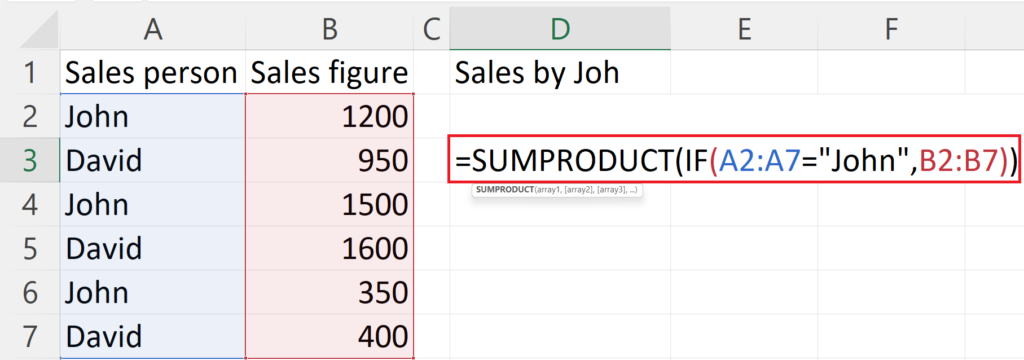How To Use Sumproduct If Formula In Microsoft Excel Spreadcheaters