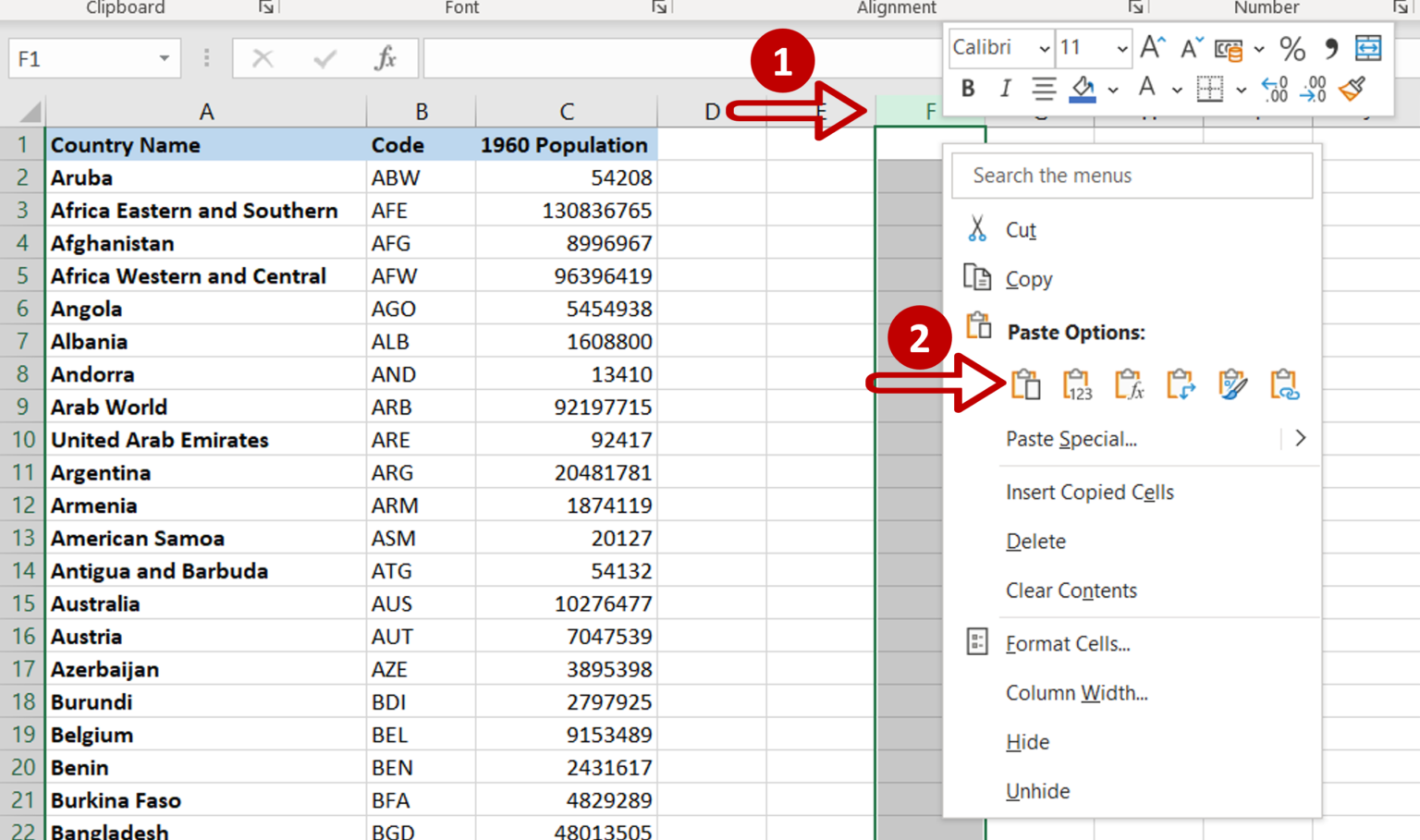 How To Copy An Entire Column In Excel | SpreadCheaters