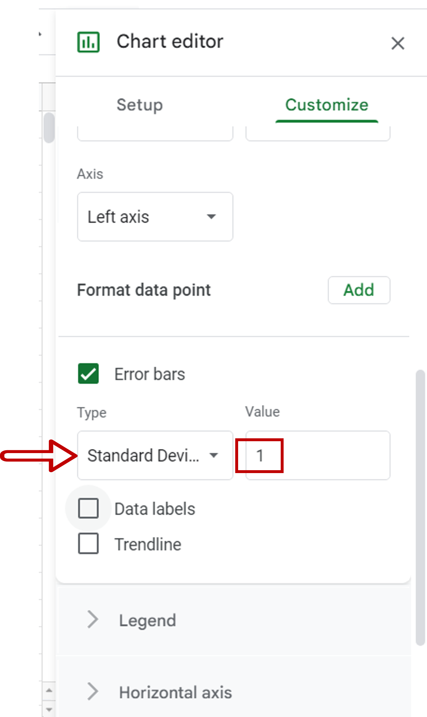 How To Add Standard Error Bars In Google Sheets | SpreadCheaters