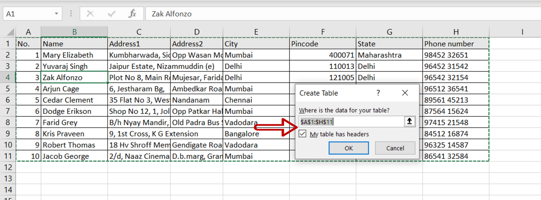 How To Create A Searchable Database In Excel | SpreadCheaters