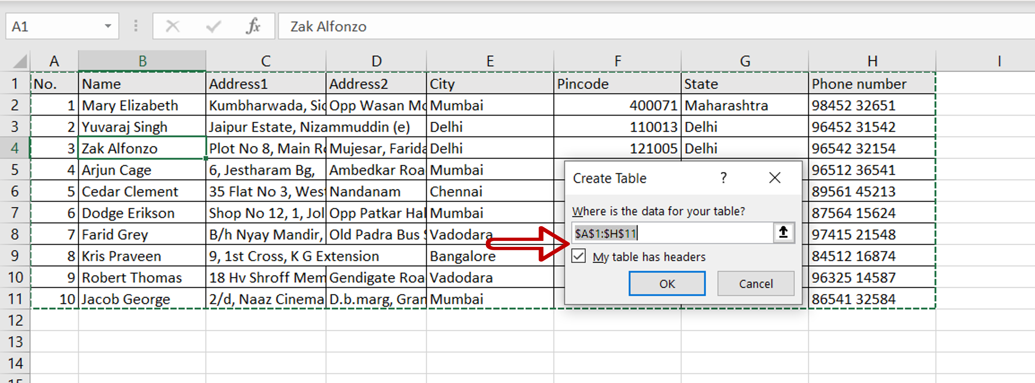 How To Create A Searchable Database In Excel | SpreadCheaters