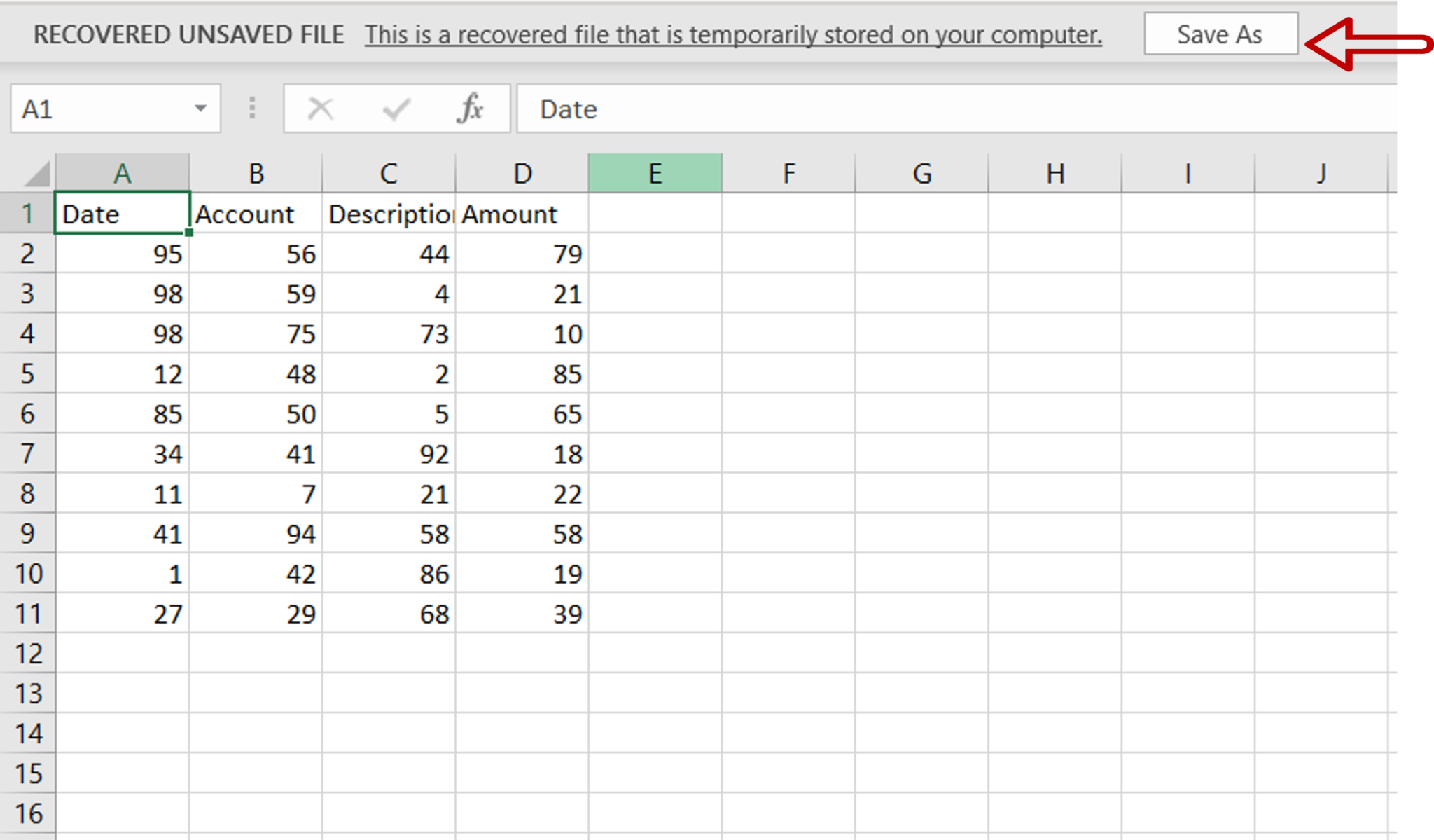 How To Retrieve An Unsaved Excel File | SpreadCheaters