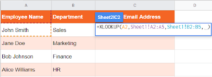 How To Use XLOOKUP In Excel With Two Sheets | SpreadCheaters