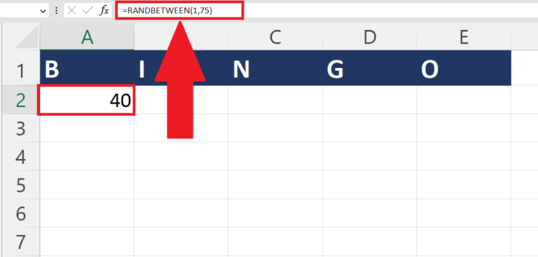 How To Make Bingo Cards In Microsoft Excel | SpreadCheaters