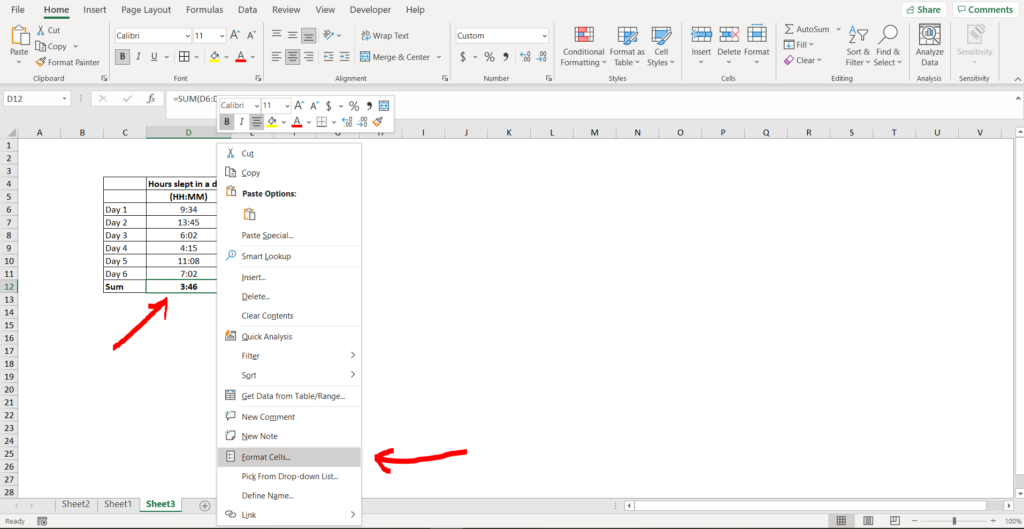 How To Sum Time In Excel | SpreadCheaters