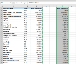 How to copy a whole column in Excel - SpreadCheaters