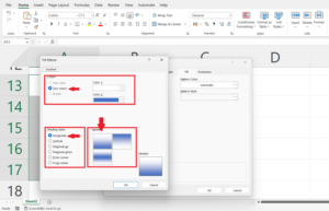 How To Apply Gradient Fill In Microsoft Excel | SpreadCheaters