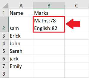 How To Make 2 Lines In Excel | SpreadCheaters